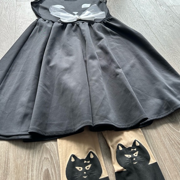 Reverse | Dresses | Complete Set Reverse Black Kitty Cat Dress With ...
